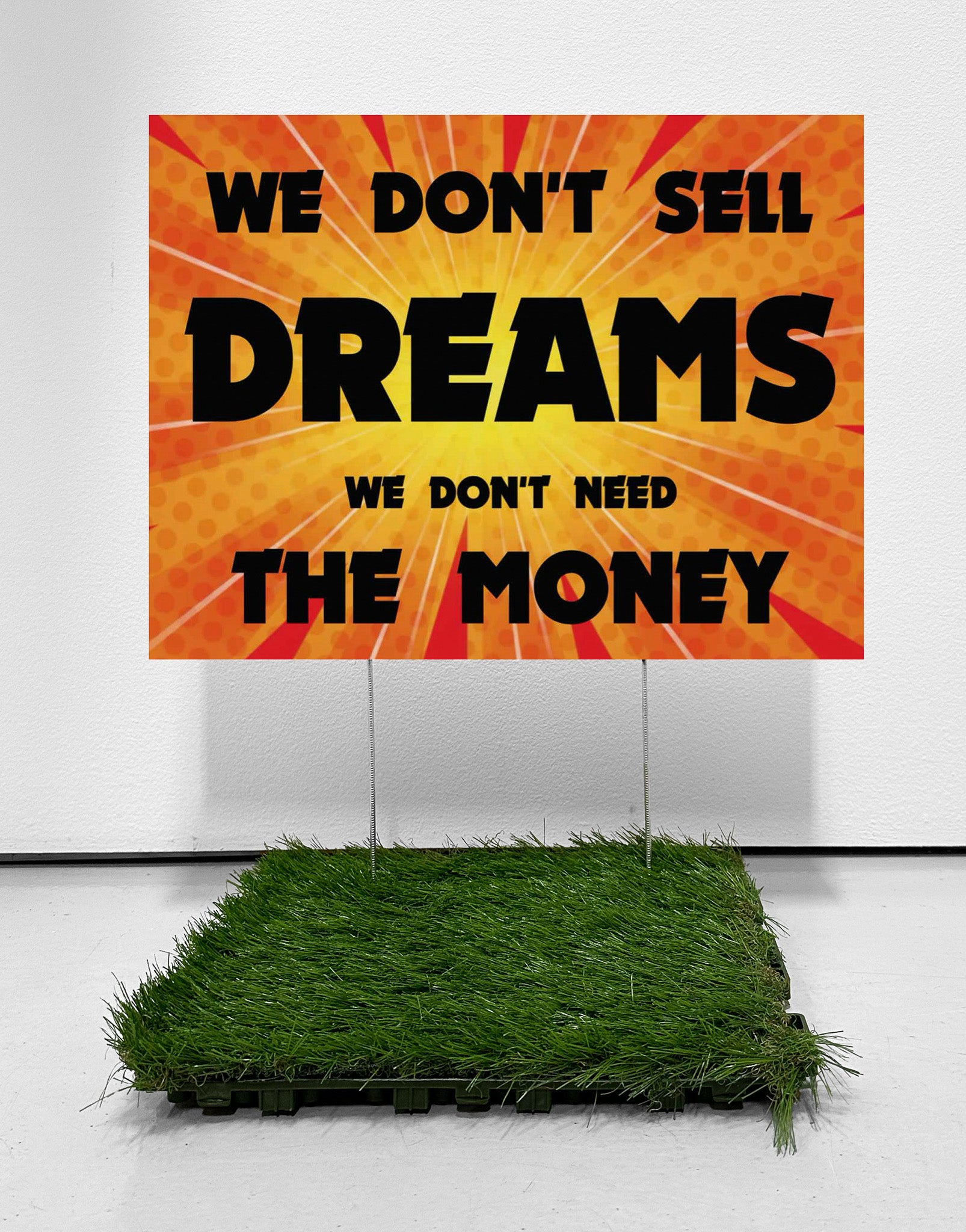 Sean Kinney - Lawn Sign 3, 2025 by Sean Kinney – tripoligallery